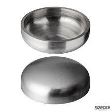 China Seamless Stainless Steel Pipe Cap DN200 DN150 304 316 Butt Welding Pipe Fittings for sale