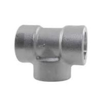 China Socket Weld Tee 304 316 Stainless Steel Forged Fittings ASTM A336 F22 2 Inch Sch 40 for sale