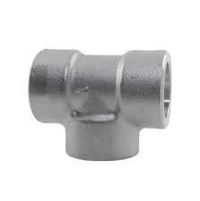 China Socket Weld Tee 304 316 Stainless Steel Forged Fittings ASTM A336 F22 2 Inch Sch 40 for sale