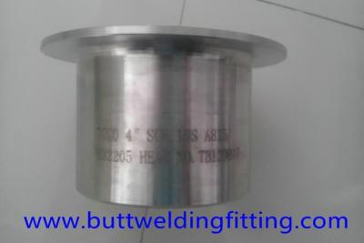 China ANSI B16.9 Stainless Steel Long Stub End ASTM A815 S2205 4 Inch SCH10S Pipe Fitting for sale