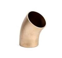China Butt Welding 45 Degree Long Radius Elbow ASTM B466 UNS C71500 1 to 2 Inch Schedule 10 ASME B16.9 for sale