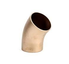 China Butt Welding 45 Degree Long Radius Elbow ASTM B466 UNS C71500 1 to 2 Inch Schedule 10 ASME B16.9 for sale