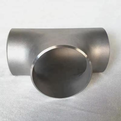 China Stainless Steel 304 316 Seamless Equal Tee ASME B16.9 Forged Pipe Fitting for sale