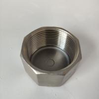 China Stainless Steel SS304 Threaded Cap Pipe Fitting 4 Inch Sch 40 Industrial for sale