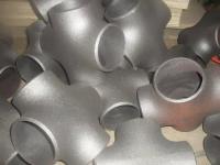 China Carbon Steel 4-Way Tee Pipe Fitting 1/2 to 4 Inch OEM Customizable Smooth Surface for sale