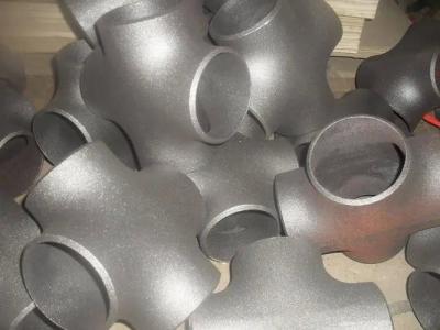 China Carbon Steel 4-Way Tee Pipe Fitting 1/2 to 4 Inch OEM Customizable Smooth Surface for sale