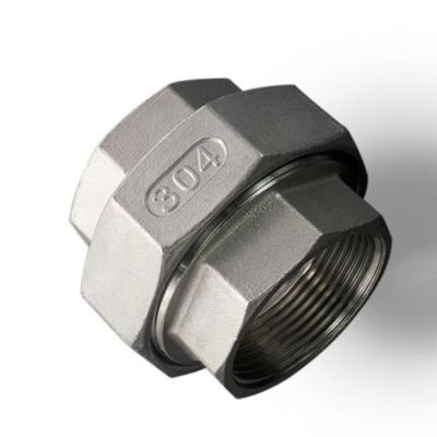 China Stainless Steel 316 Compression Fittings 3/8 Tube Bulkhead Union 3000psi for sale