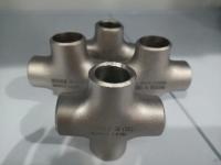 China Stainless Steel SS304 316L 4 Way Pipe Fitting Equal Cross Butt Welding DN20 to DN65 for sale