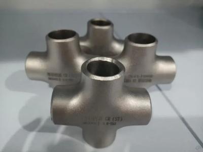China Stainless Steel SS304 316L 4 Way Pipe Fitting Equal Cross Butt Welding DN20 to DN65 for sale