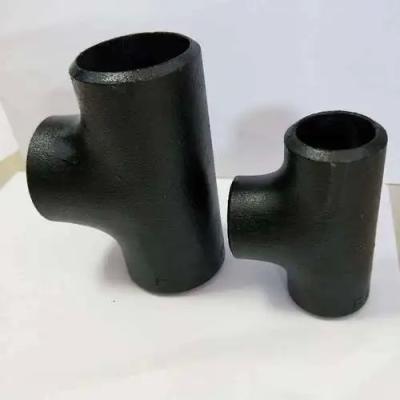 China ASTM A234 WPB Carbon Steel Equal Reducing Tee 1/2-48 Inch Seamless Pipe Fittings for sale