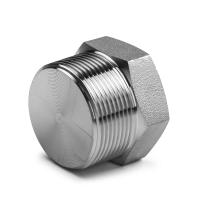 China METAL High Quality 304 Pipe Fitting Solid round Hex Plug 1/2/3/4/6 Points NPT1/2 for sale