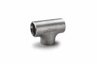 China Stainless Steel SS316 SS304 Equal Tee Butt Weld Fitting SCH STD Sanitary Pipe Fitting DN10 DN300 for sale