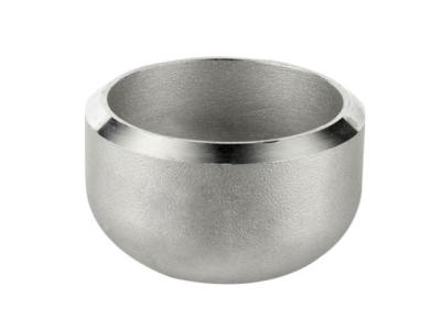 China Stainless Steel Pressed Threaded End Cap Tube Pipe Cover 1 Inch Round for sale