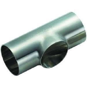 China Stainless Steel Butt Weld Equal Tee 1/2-20 Inch SCH40 Pipe Fitting SS304 for sale