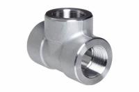 China Customizable Stainless Steel Tee 304 316 201 1/8 to 4 Inch Industrial Pipe Fitting for sale