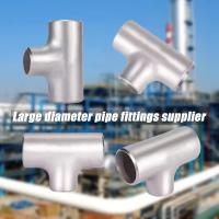 China Stainless Steel Sanitary Tee SS304 SS316L DN10 DN300 1/2 10 Inch Mirror Polish for sale
