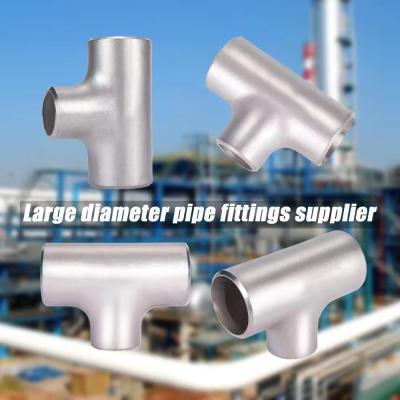 China Stainless Steel Sanitary Tee SS304 SS316L DN10 DN300 1/2 10 Inch Mirror Polish for sale