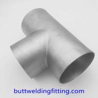 China Butt Welding Seamless Pipe Fittings 6 Inch Sch40 Stainless Steel 316L Equal Tee for sale