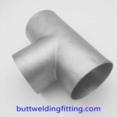 China Butt Welding Seamless Pipe Fittings 6 Inch Sch40 Stainless Steel 316L Equal Tee for sale