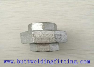 China MSS SP-83 Stainless Steel 304/316 Forged Pipe Fittings Threaded Hexagon Union 1/2-4 Inch 3000lb for sale