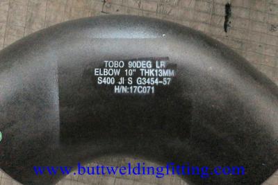 China JIS G3454 S400 Mariloy 90 Degree LR Elbow OD 10 Inch WT 13mm for Oil and Water Ballast for sale