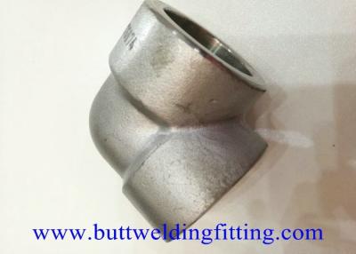 China Forged Stainless Steel 2 Inch 90 Degree Socket Weld Elbow 3000# ASTM A182 F316 for sale
