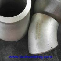 China Super Duplex 2507 45 Degree Elbow 2 Inch Sch40 ASME B16.9 Stainless Steel Pipe Fitting for sale