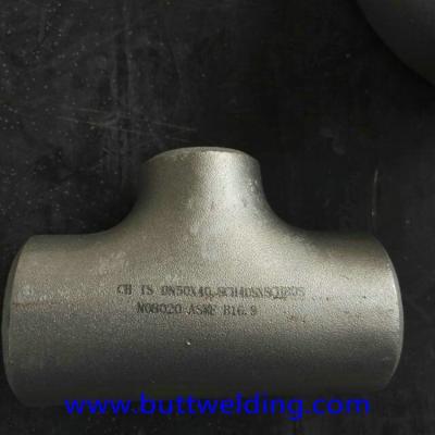 China 12 Inch Sch40 Super Duplex 32760 Stainless Steel Equal Tee Pipe Fitting for sale