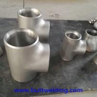 China Super Duplex 2507 Sch40 12 Inch Equal Tee Pipe Fitting Seamless Butt Weld for sale