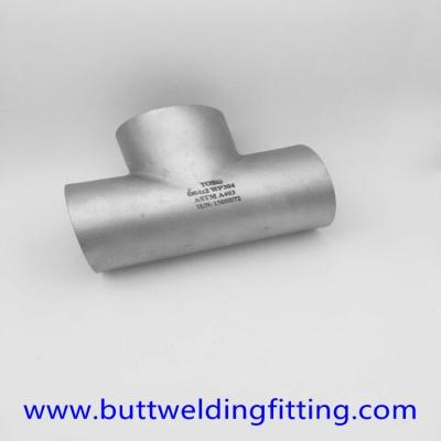 China 6 Inch Sch10S ASTM A815 UNS S32750 Super Duplex Stainless Steel Equal Tee ASME B16.9 for sale