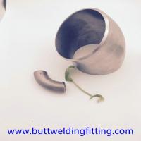 China TOBO ASME B16.9 45 Degree 1.5 Inch CuNi C71500 Copper Nickel 70/30 Stainless Steel Elbow Sch40 for sale