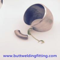 China TOBO GROUP 45D 2 Inch CuNi 70/30 C71500 Stainless Steel Elbow Sch40s ASME B16.9 for sale