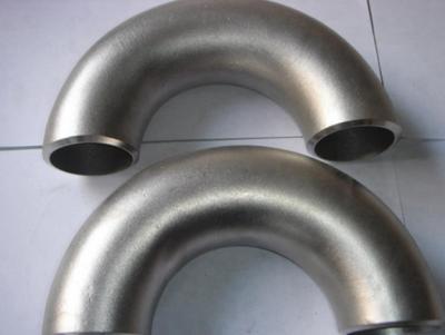 China Butt Welding 180D Short Radius Bend ASTM A420 WPL9 2 Inch Schedule 10 ASME B16.9 for sale