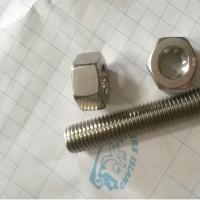 China Hex Head Stainless Steel 316L Stud Bolt and Nuts 12x150mm Forged Pipe Fittings for sale