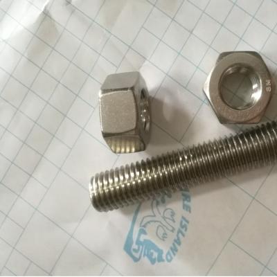 China Hex Head Stainless Steel 316L Stud Bolt and Nuts 12x150mm Forged Pipe Fittings for sale