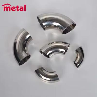 China DIN Standard 90 Degree Seamless Stainless Steel Butt Welded Elbow PN10 304L for sale