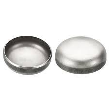 China Seamless Stainless Steel Pipe Cap DN200 DN150 304 316 Butt Welding Fittings for sale