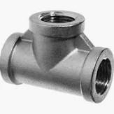 China High Pressure 3000 PSI Stainless Steel Tee for sale
