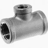 China 304 Stainless Steel Grooved Reducing Tee DN65-300 High Pressure Pipe Fitting 1.6 Mpa for sale
