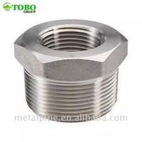China TOBO Brass Pipe Fitting 1/2 Male x 1/2 Female NPT Reducer Hex Reducing Bushing for sale