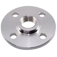 China EN 1092-1 Threaded Flange DN 25 PN40 P245GH Hot Dip Galvanized Steel for sale