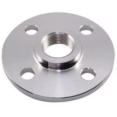 China EN 1092-1 Threaded Flange DN 25 PN40 P245GH Hot Dip Galvanized Steel for sale