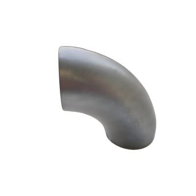 China Stainless Steel 304 316L Sanitary 90 Degree Elbow Polished Welding Pipe Fitting Food Grade Mirror Finish for sale