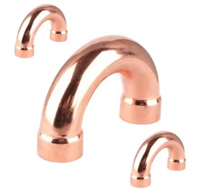 China Air Conditioning Copper Pipe Fitting Copper Tube Connector Elbow Tee Coupling Fittings 1/2 inch for sale
