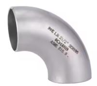 China Butt Welded Stainless Steel Elbow 90 Degree Long Radius 304/316L 1/8-48 Inch SS Tube Fitting for sale