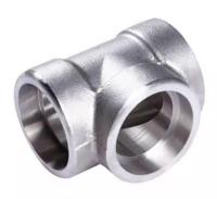 China High Yield Strength Stainless Steel Tee Good Machinability Welded Connection Type for sale