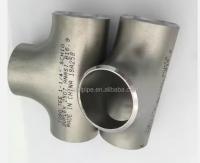 China ASTM A815 UNS S31803 Duplex Stainless Steel Tee 3000 Psi Threaded for High-Pressure Pipelines for sale
