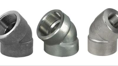 China 304 Stainless Steel Forged Pipe Fittings 1/2-72 Inch 2000LB-9000LB ASME B16.11 for sale