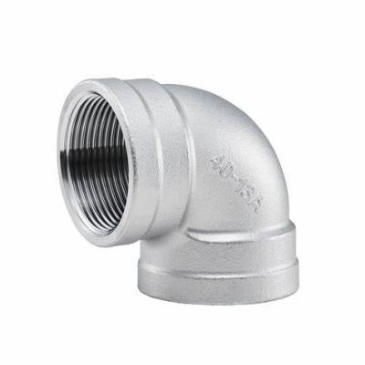 China SCH 40 DN 50 Forged Pipe Fittings ASME B16.11 90 Degree Elbow Carbon Steel for sale