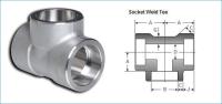 China Forged Steel Tee 2000LB-9000LB, Threaded/SW Pipe Fittings, 100% PMI Tested, High Pressure for sale
